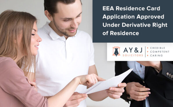 EEA Residence Card Application Approved Under Derivative Right