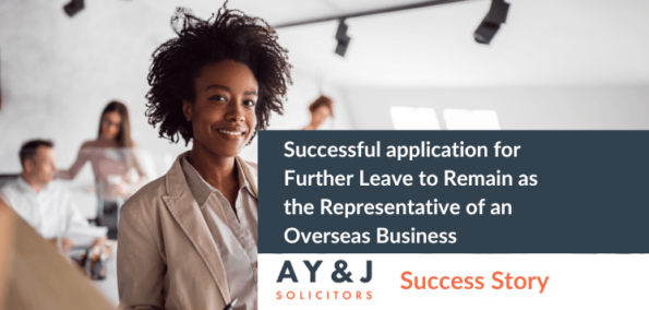 Further Leave as Overseas Business Rep Granted